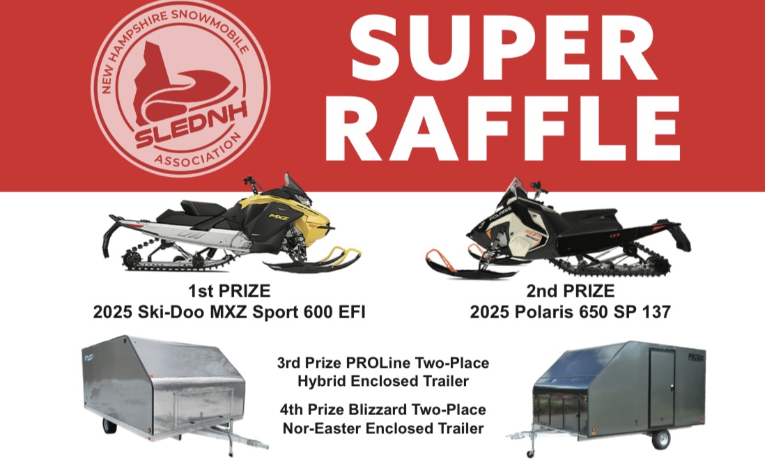 Trail Work Party / NHSA Super Raffle Tickets - Central NH Snowmobile Club